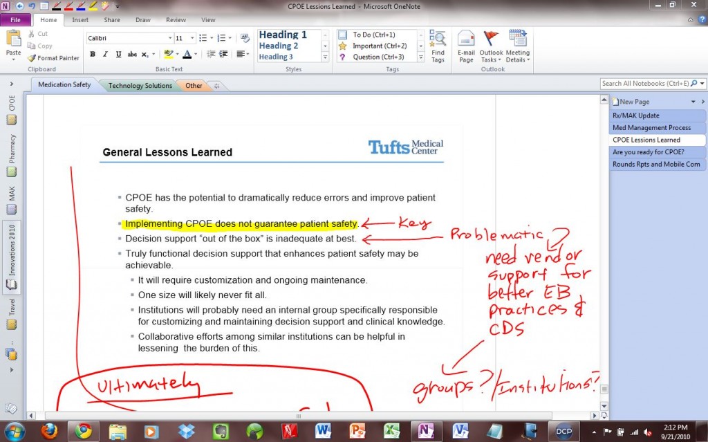 Conference note taking with a tablet PC – Jerry Fahrni